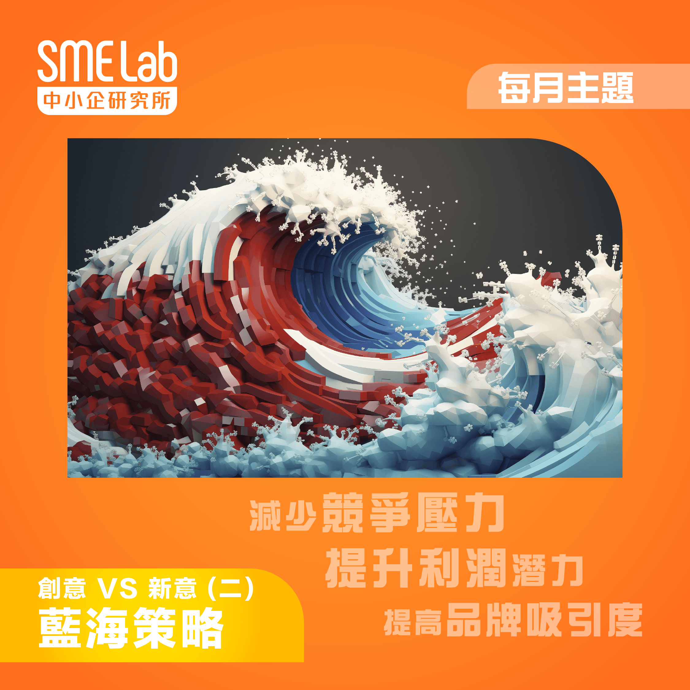 2501 SME Lab 文章：創意 vs 新意 (三) - 藍海策略